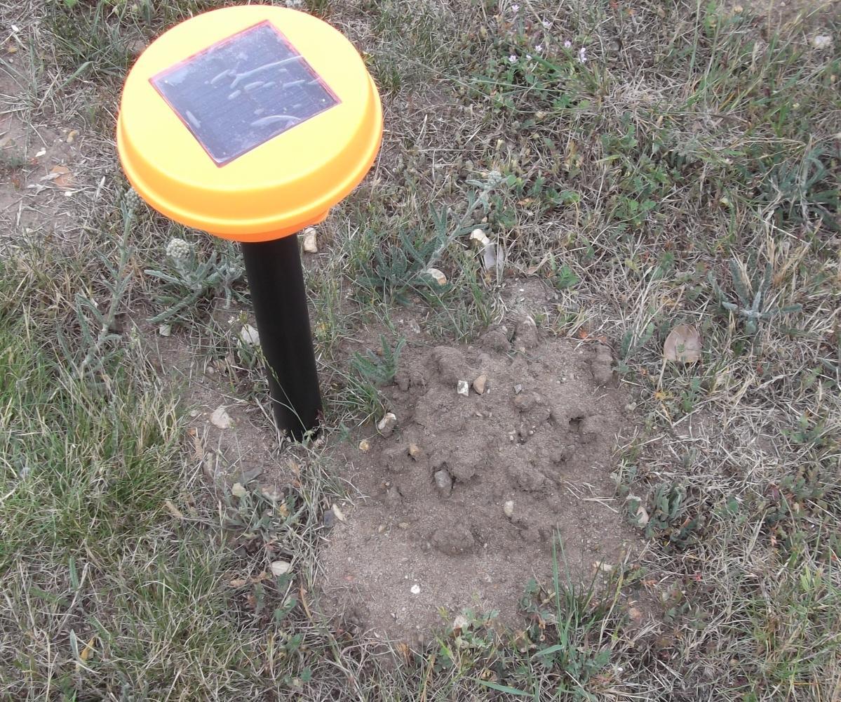 Repel Moles with the Solar Moler and Natural Mole Repellent Granules.