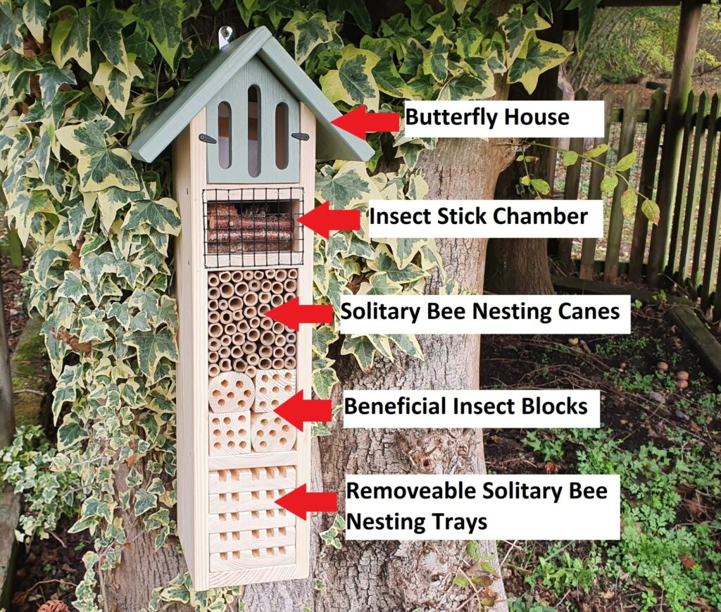 Giant Beneficial Insect Houses | Ideal for all insects | EXCLUSIVE