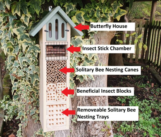 Giant Beneficial Insect Houses | Ideal for all insects | EXCLUSIVE