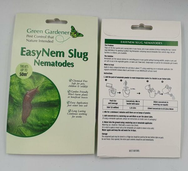 EasyNem Slug Nematodes 50sqm | Natural Slug Killer